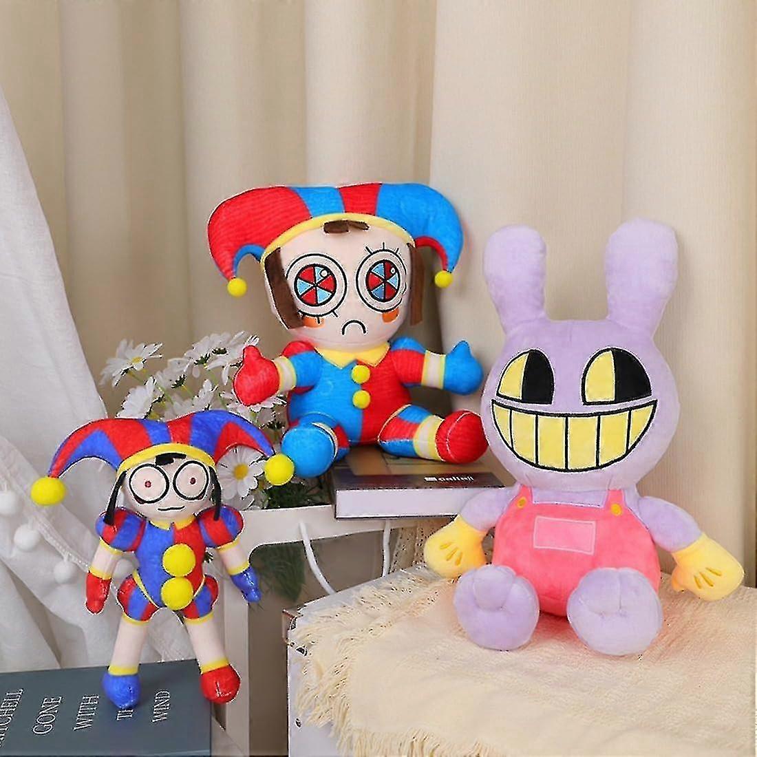 The Amazing Digital Circus Plush Doll, Clown Pomni and Rabbit Jax ...
