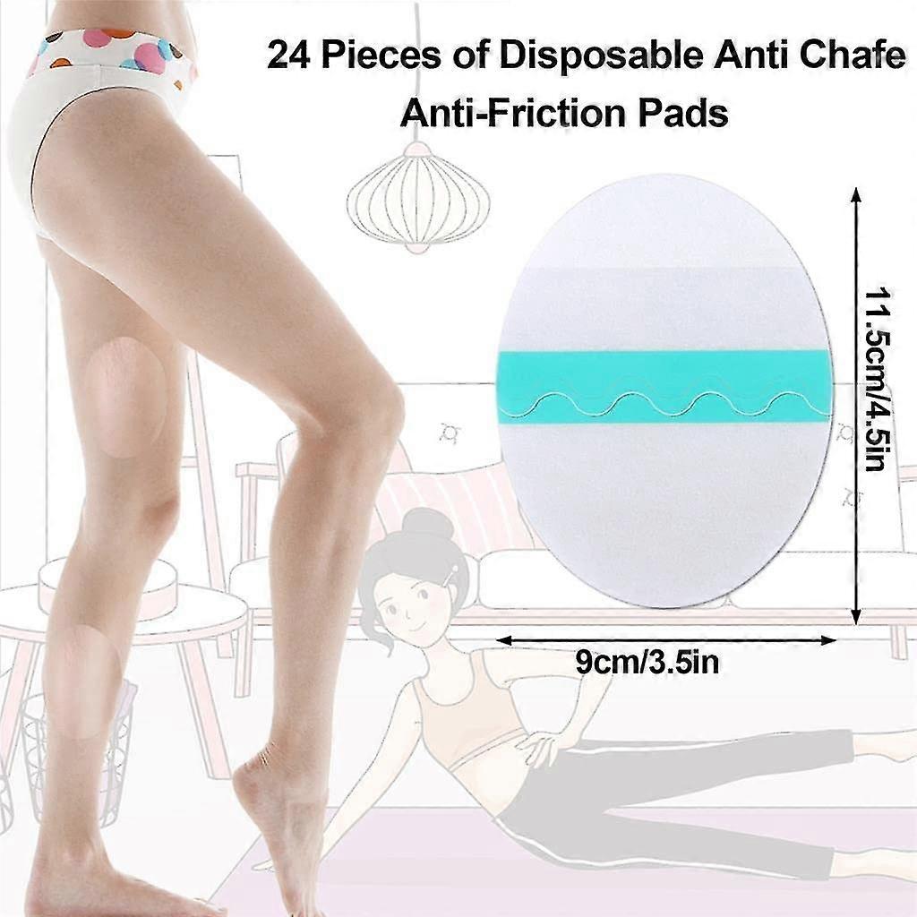 Thigh Tapes Invisible Anti Chafing Thigh Tape (24pcs) - Disposable Body ...