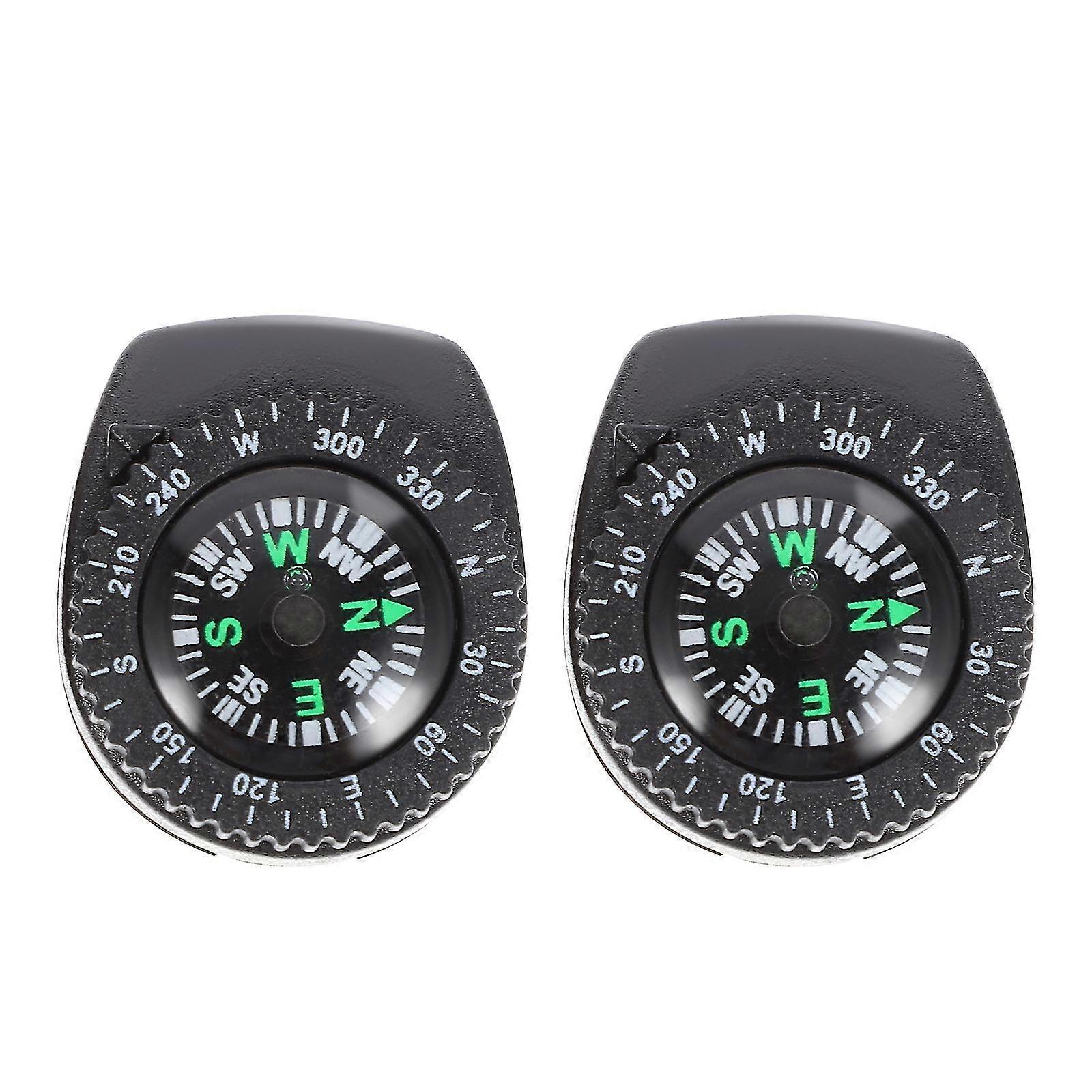 2 Pcs Detachable Compass Waterproof Portable Compass Camping Compass ...