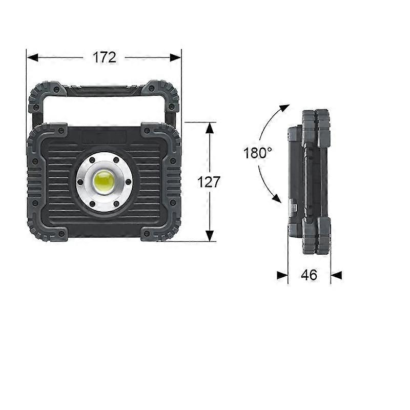 LED Floodlight Construction Site LED Floodlight Construction Site Lamp ...