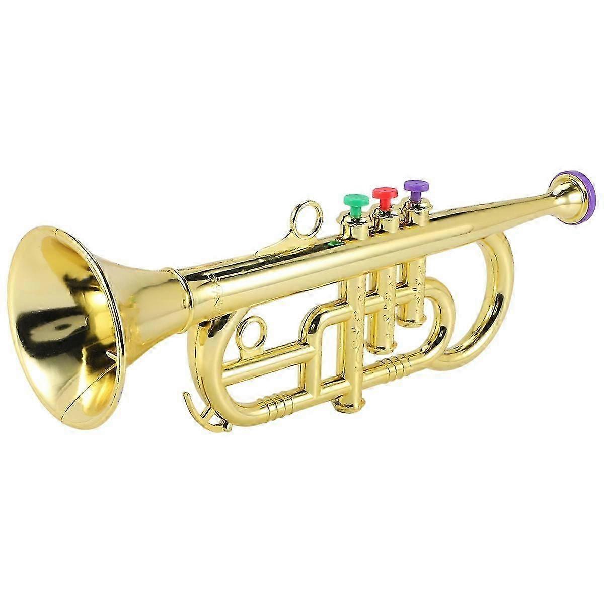 Trumpet 3 Tones 3 Colored Keys Simulation Play Mini Musical Wind ...