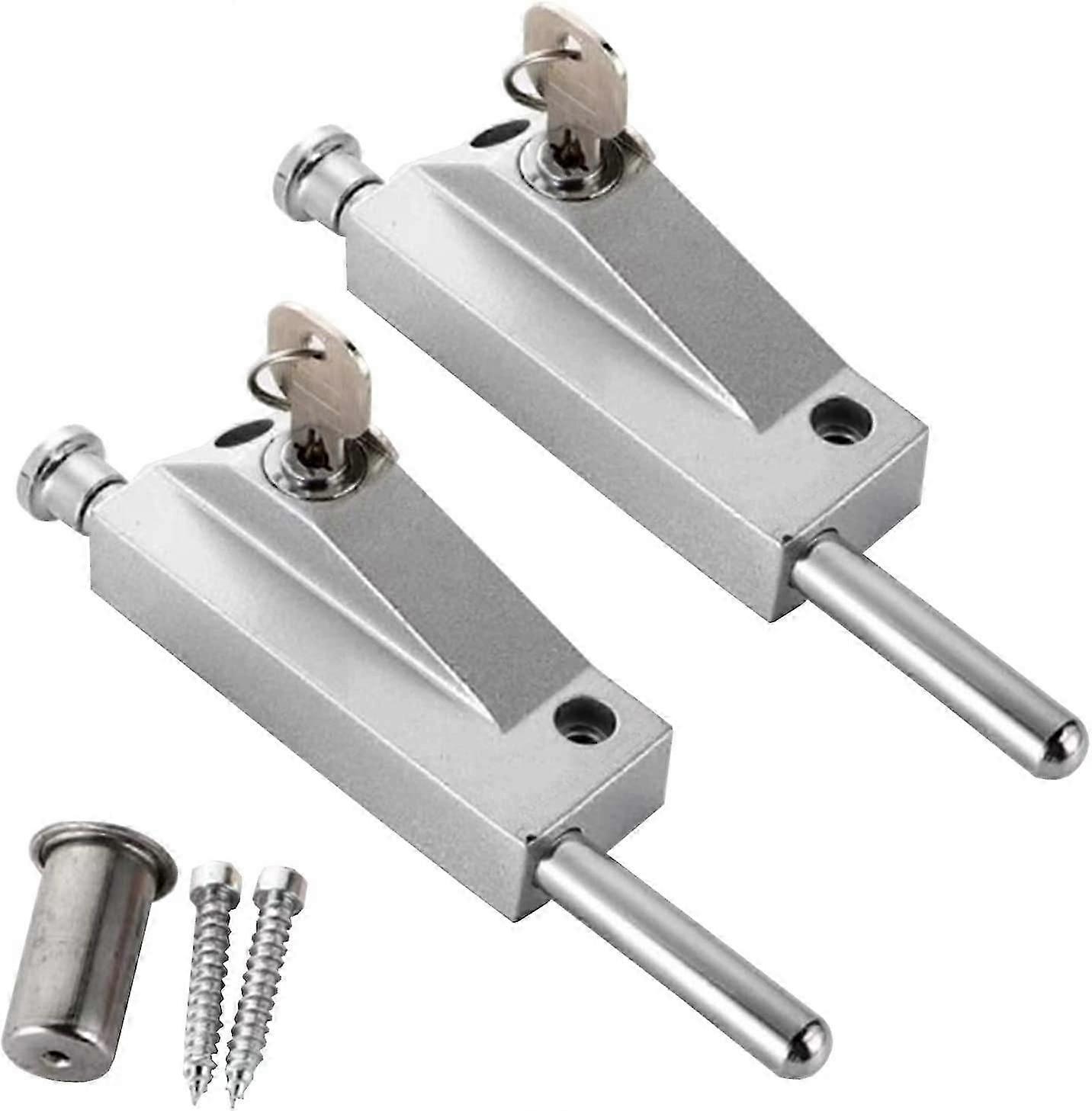 Aluminum Alloy Glass Door Locks, Floor Bolt, Security Anti-theft Latch ...