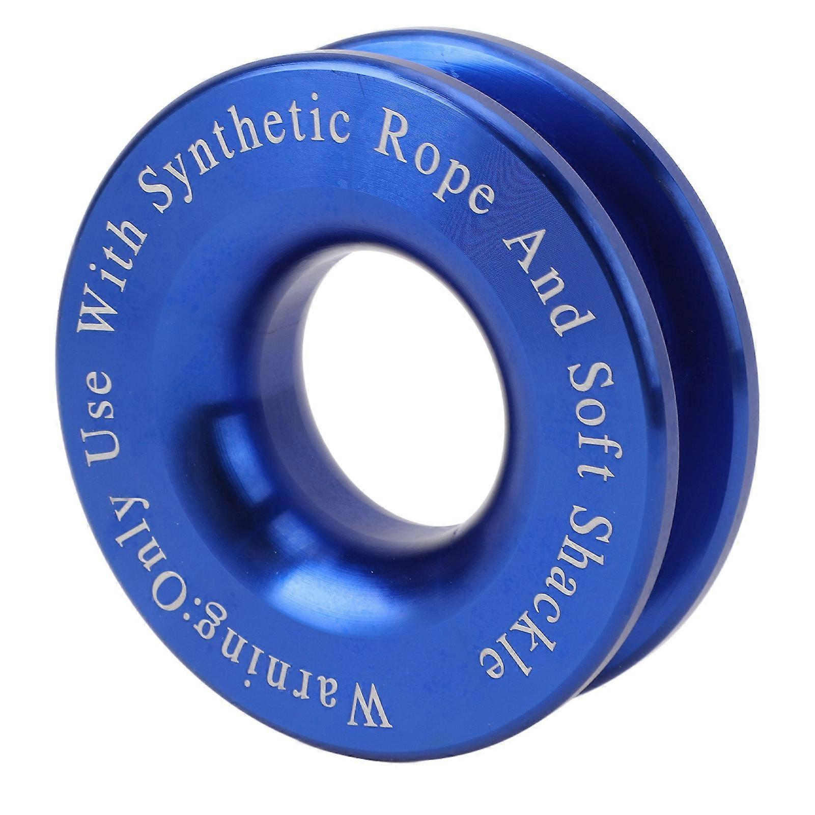 Winch Snatch Recovery Ring Aluminum Alloy 17637lbs Winch Snatch Block ...
