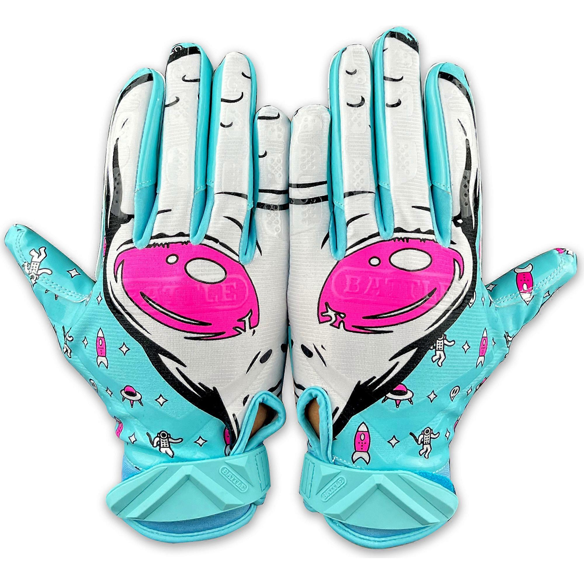 Battle Sports Alien Cloaked Football Receiver Gloves | Fruugo UK