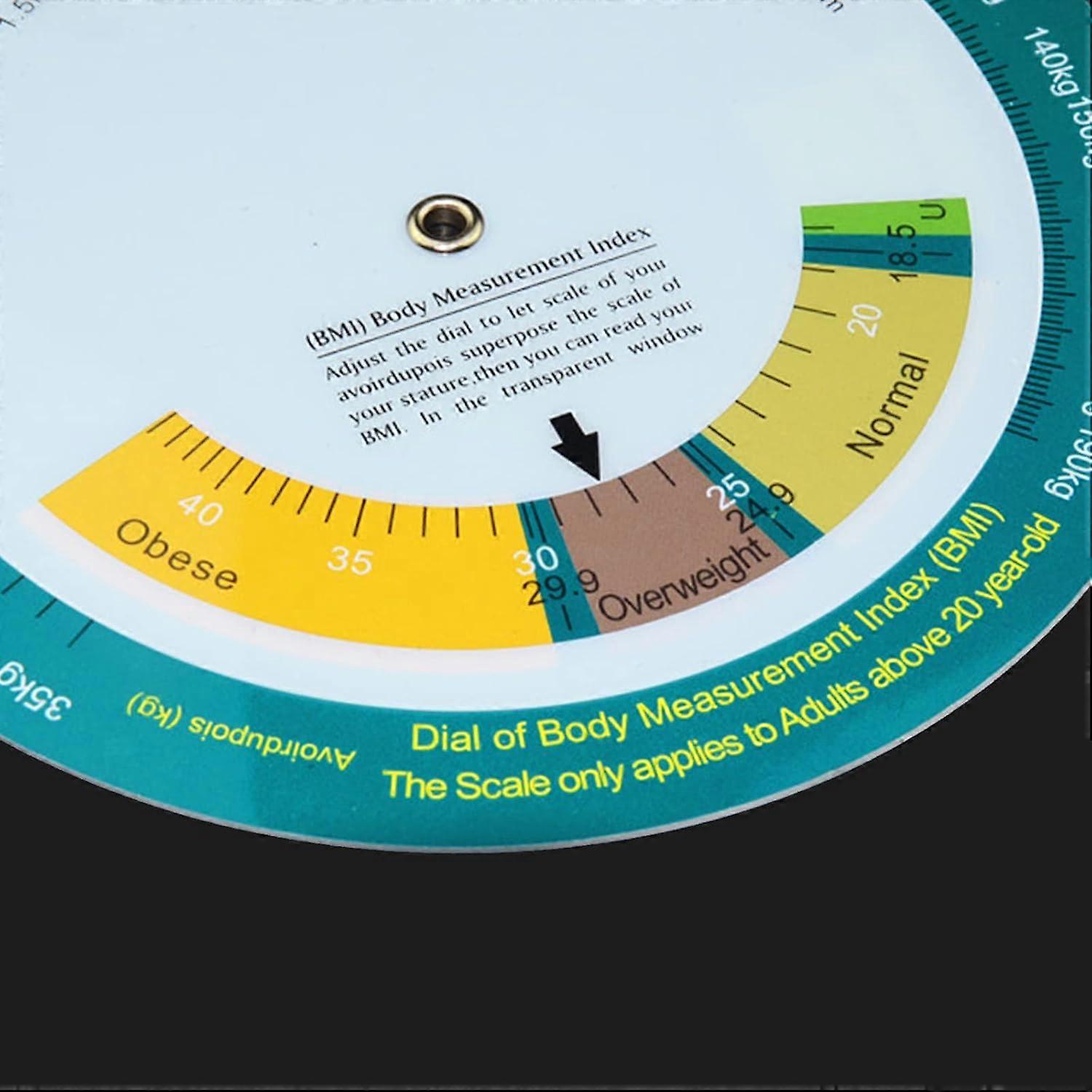 Professional Body Mass Index Calculator with Clear Scale, Weight and ...