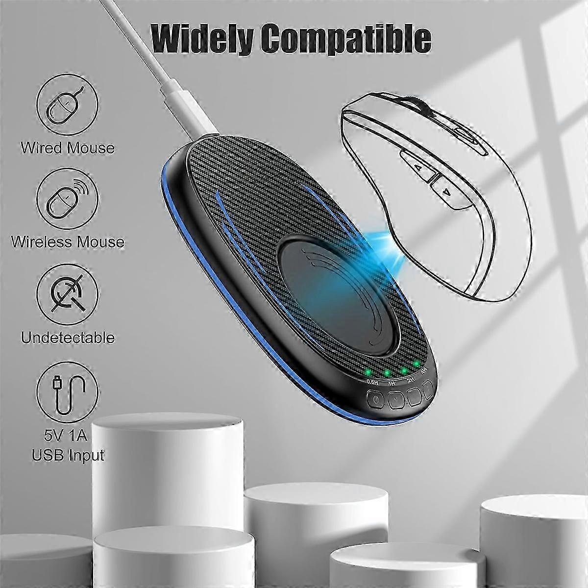 Mouse Mover Undetectable with Timer, Silent Mouse Jiggler with ON/Off ...