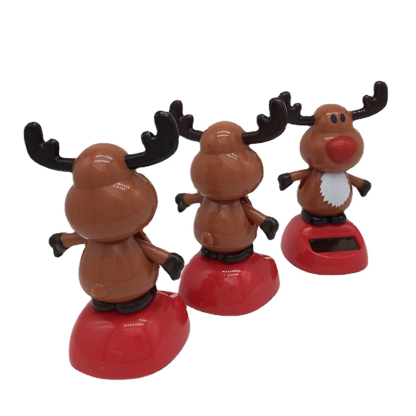 Solar Dancing Snowman Cute Santa Claus Christmas Tree Toy,solar Powered ...