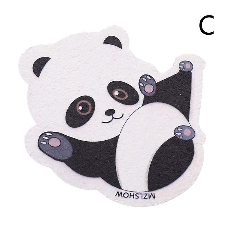 Non-stick Cartoon Wood Pulp Cotton Sponge Compressed Magic Oil ...