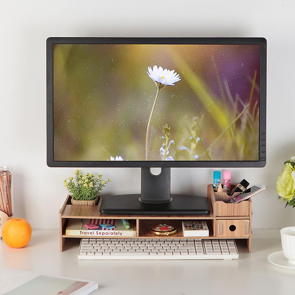 Monitor Laptop Stand Computer Screen Support Modern Office Desk Rack ...