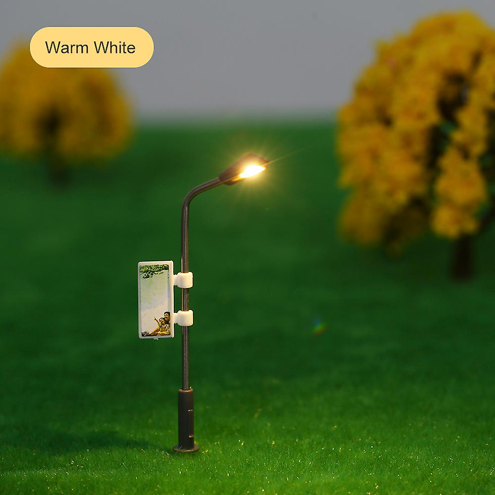 20pcs Model Street Lights Layout Lamppost Railway Train Garden ...