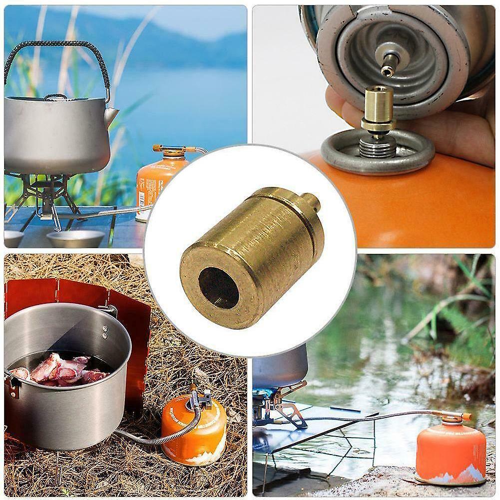 Camping BBQ Gas Refill Adapter Stove Canister Cylinder Butane Tank ...