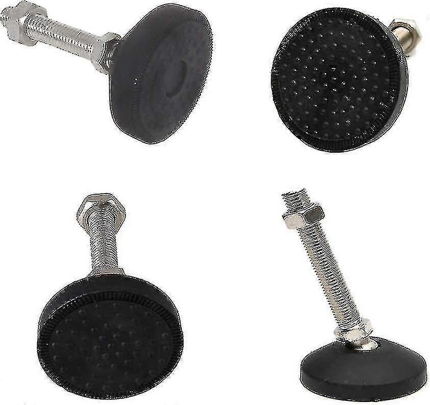 6 Pack D40 X M8 X 50mm Adjustable Swivel Legs, Tilt Nylon Base, Self ...