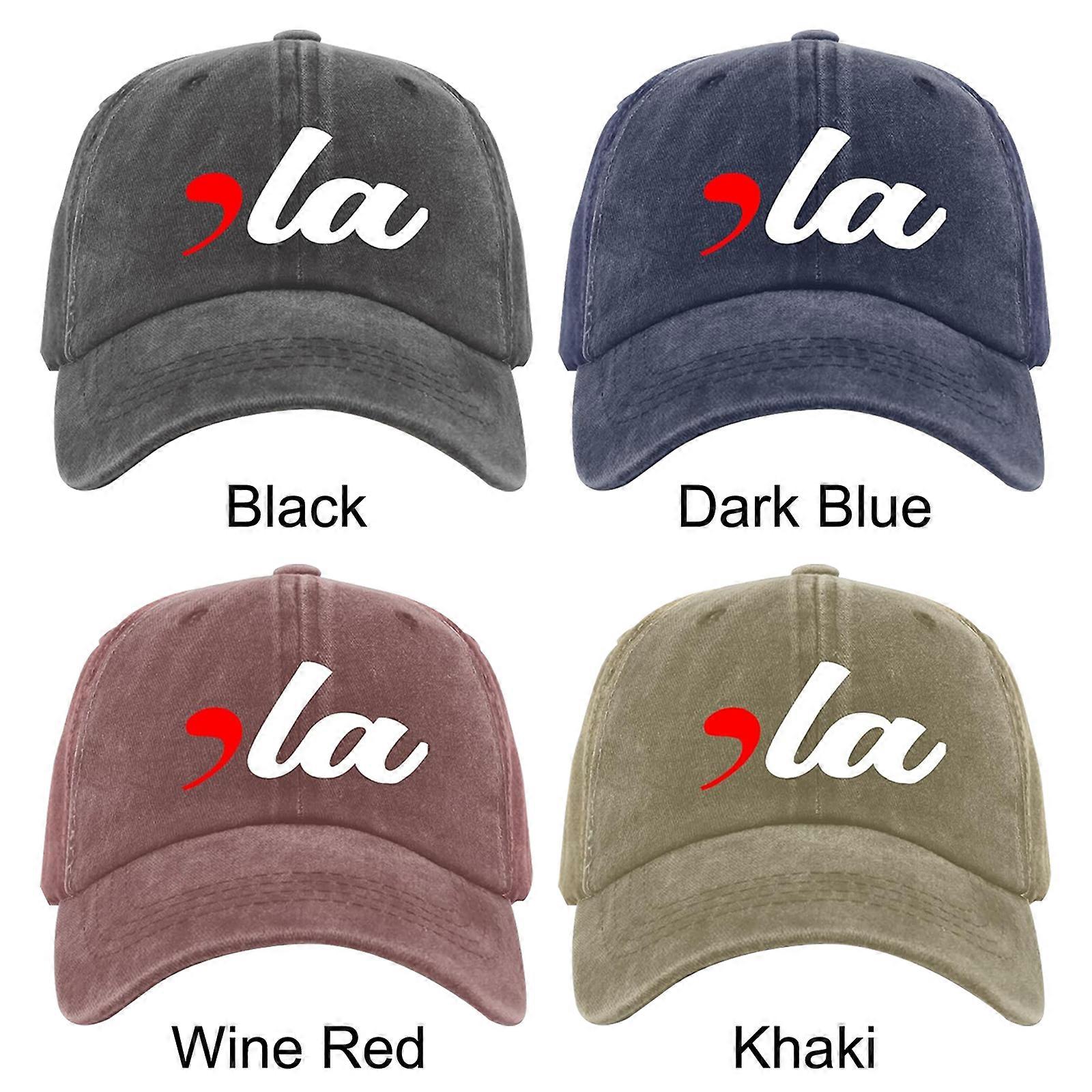 Kamala Harris 2024 Hat Comma La Baseball Kasket Sjov Far Hat Justerbar ...