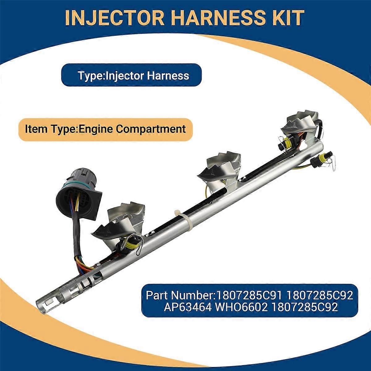 1807285C92 Injector Harness Kit for Navistar DT466 DT530 DT466E ...