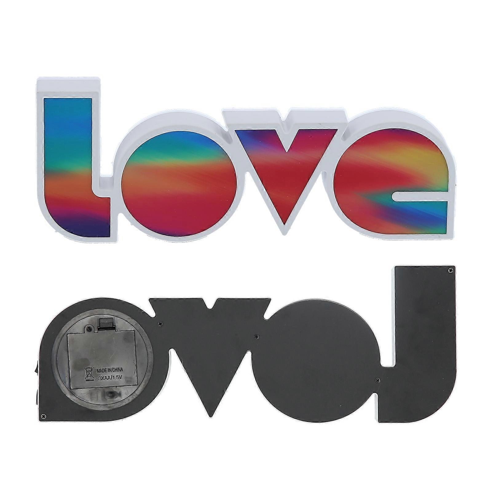 LED Light LOVE Letter Light Box Decorative Lamp for Wedding Valentine's ...