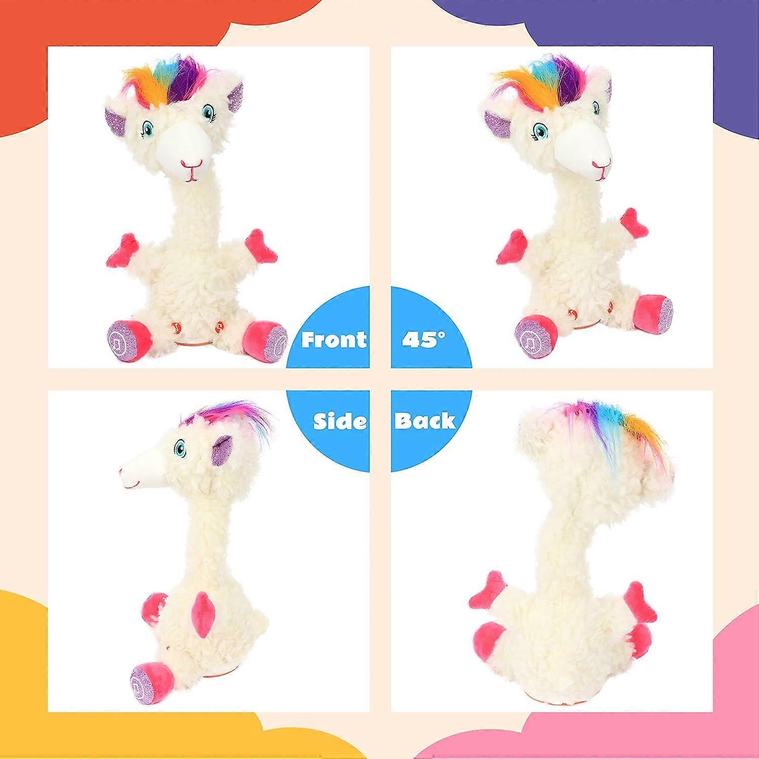 Talking Alpaca Stuffed Animal Repeat What You Say Dancing Twist Lamb ...