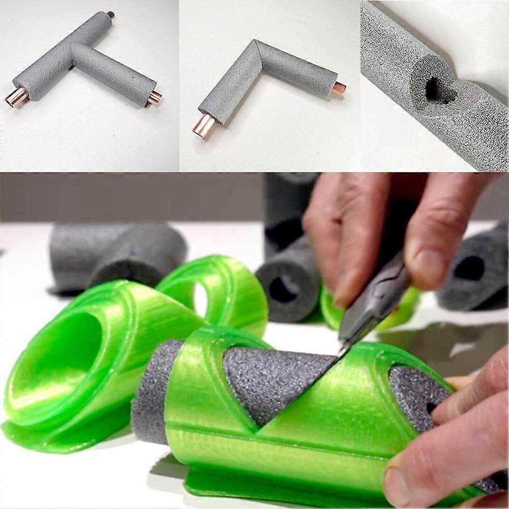 Foam Pipe Heat Insulation 45 Degree Cutting Guide Efficient Pipe ...