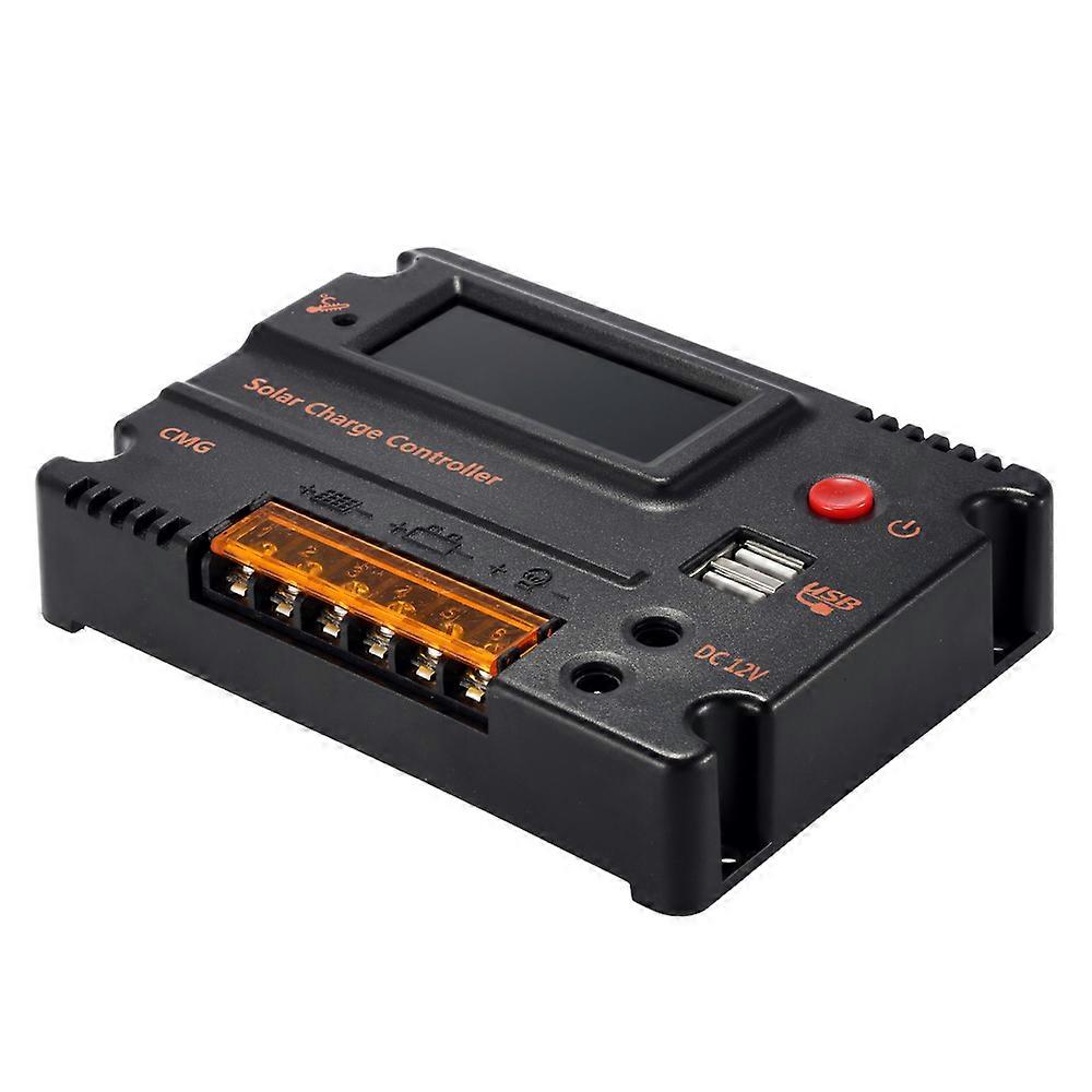 Anself 20A 12V 24V LCD Solar Charge Controller Panel Battery Regulator ...