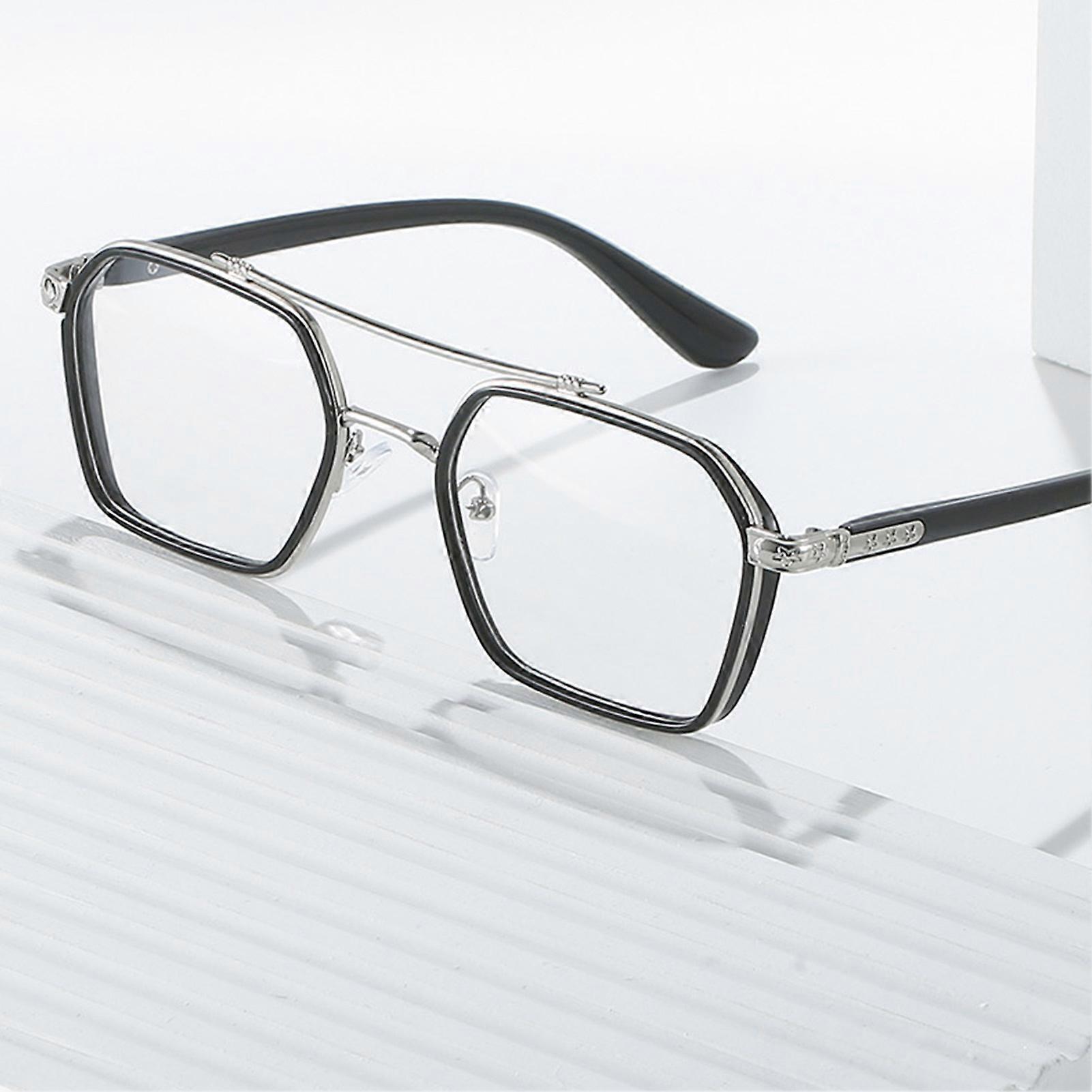 Auto-Sensing Color-Changing Glasses Clear Lens Blue Light Blocking ...