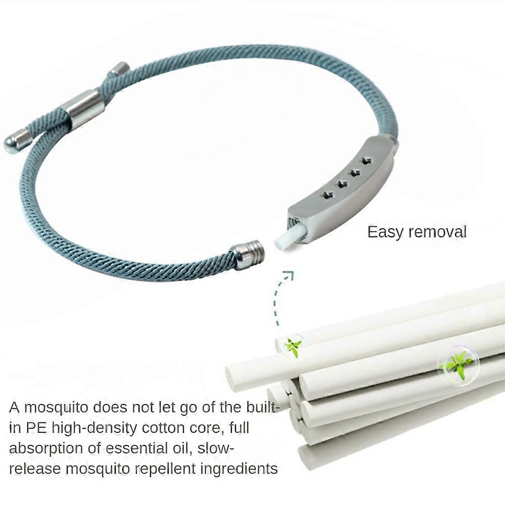 Natural Anti Mosquito Insect & Bug Repellent Bracelet Band Wristbands ...