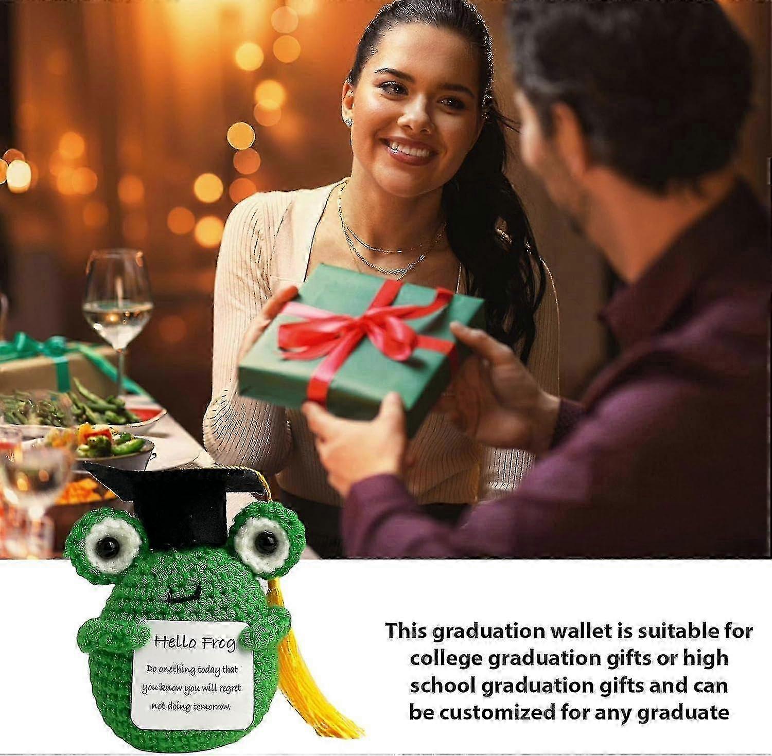 Mini Funny Positive Potato, Emotional Support Potato, 3 inch Knitted ...