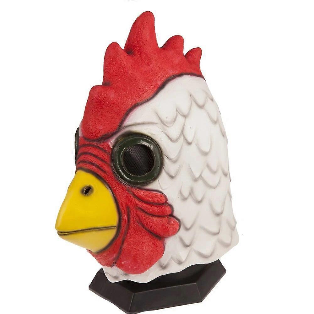 Halloween Latex Adult Richard Rooster Mask Hotline Miami Game Props 3D ...