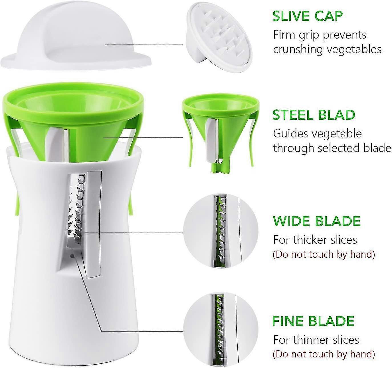 Spiral Cutter Hand Zoodle Maker - Spiral Cutter Vegetables Tailor For ...