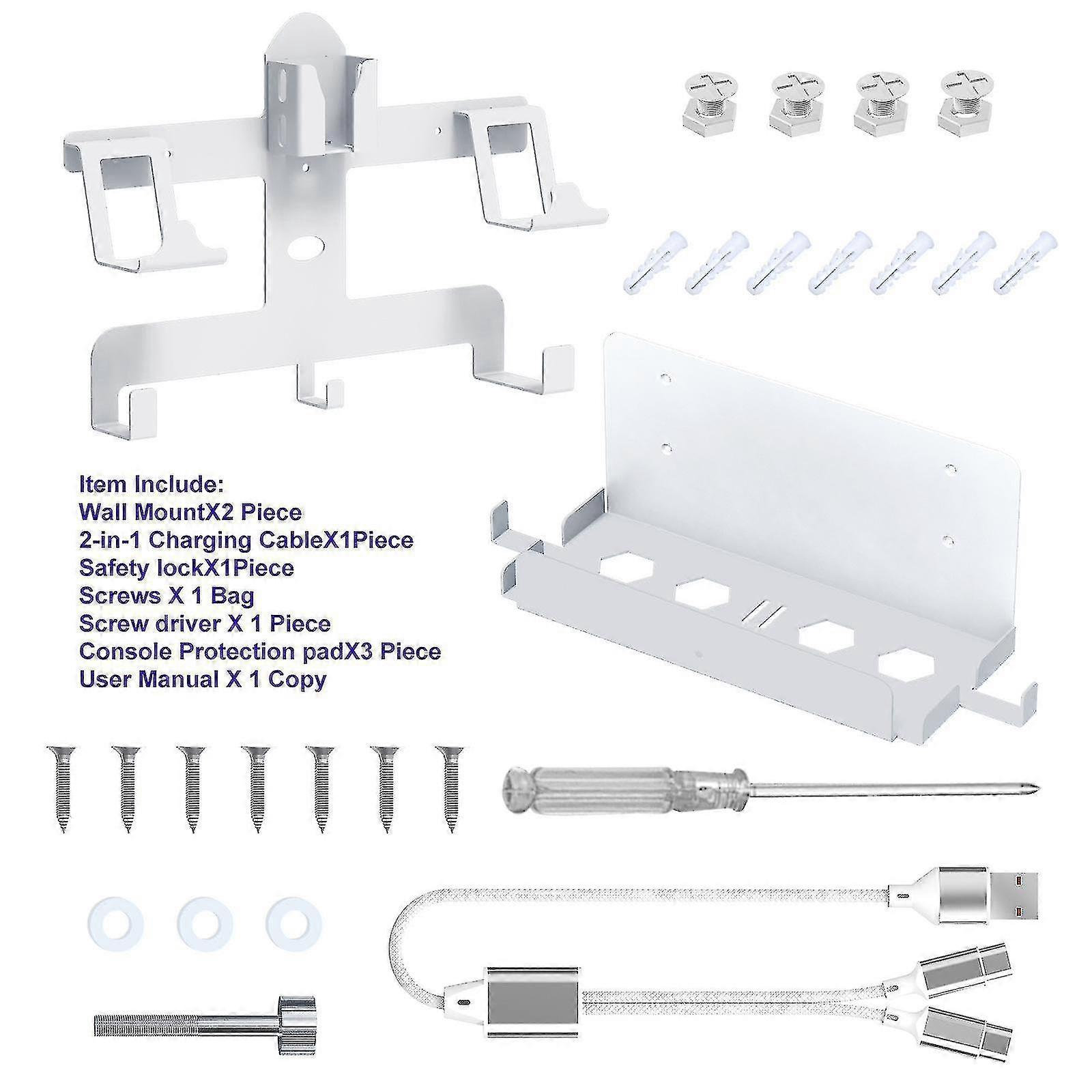 Psvr2 Wall Mount Stand, Sturdy Steel Wall Mount Bracket For Ps Vr2 ...