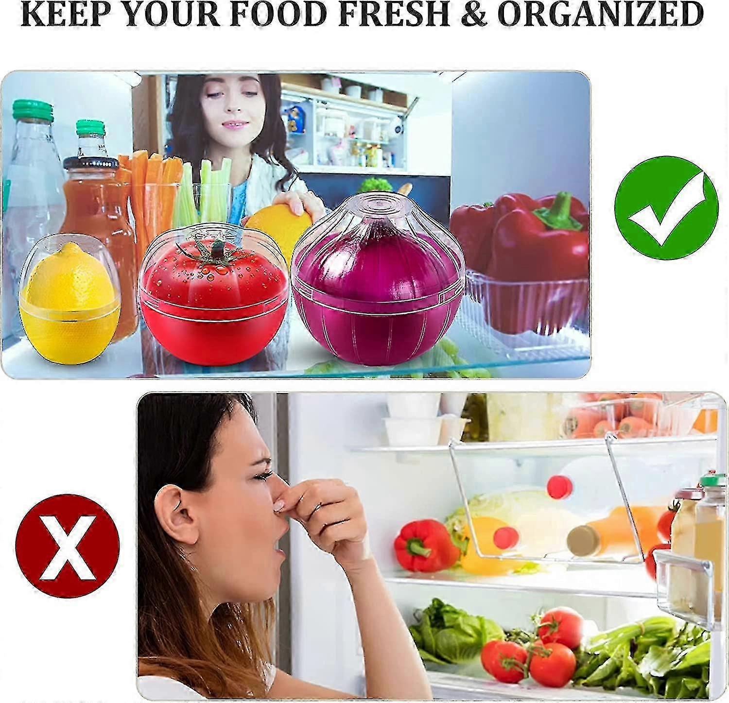 Lemon Storage Containers,Reusable Lemon Keeper for Refrigerator ...