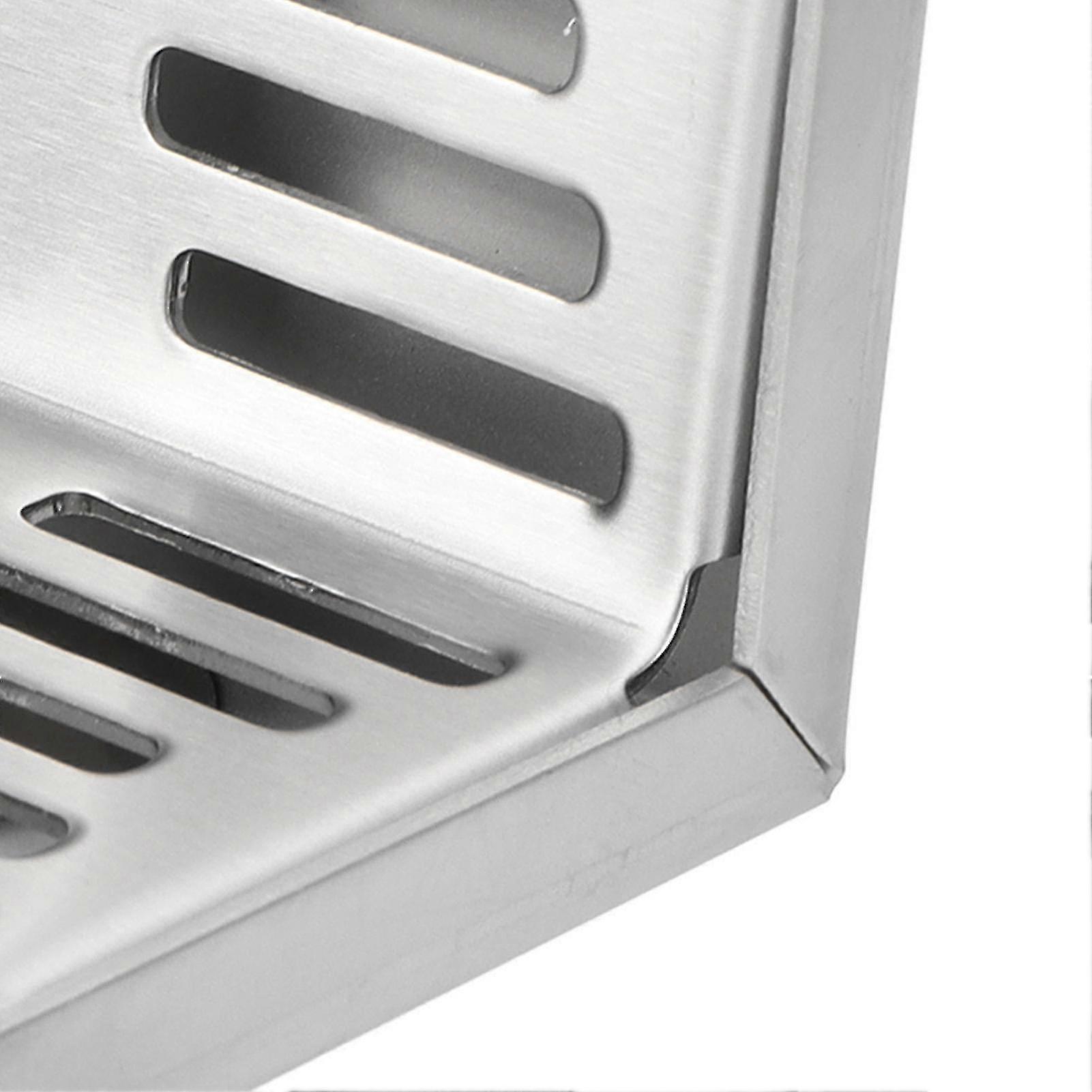 Floor Drain L Shaped 10cm Wall Corner Side Drain With Sealing Gasket ...