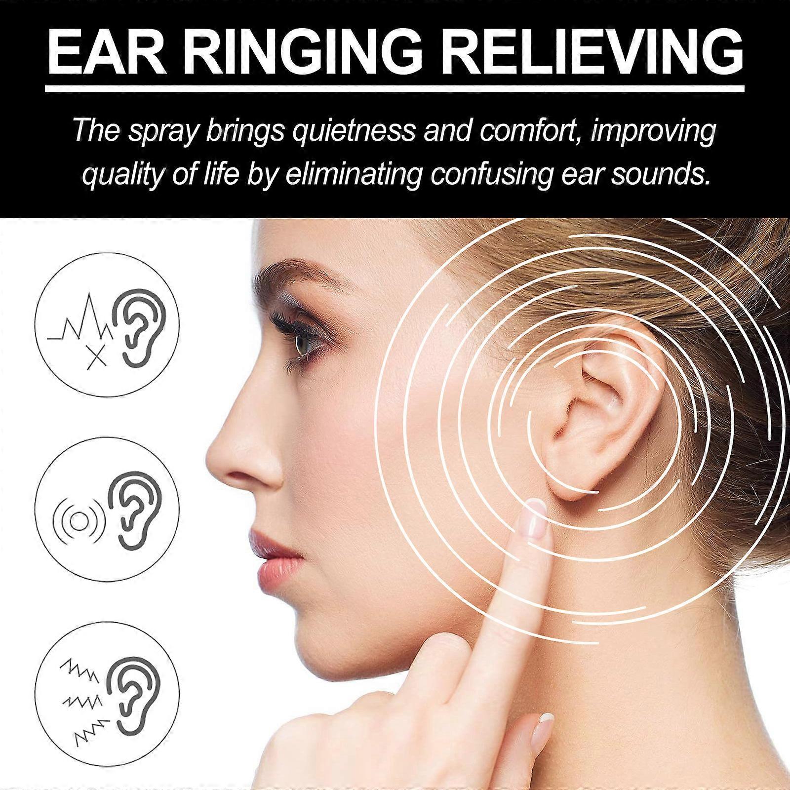 Ear Buzzing Spray 60ml, Tinnitus Relief for Ringing Ears, Tinnitus ...