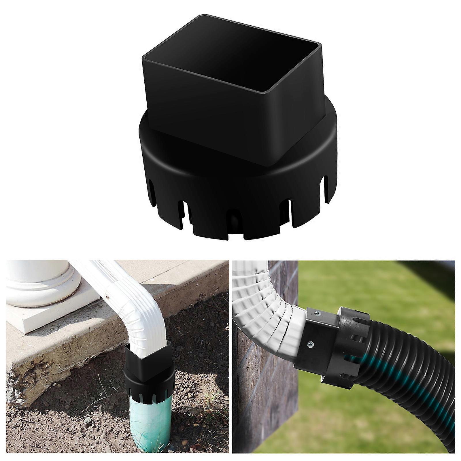 Downspout Adapter, Fits 2"x3"/3''x4" Inch Outdoor Drain Pipe or ...