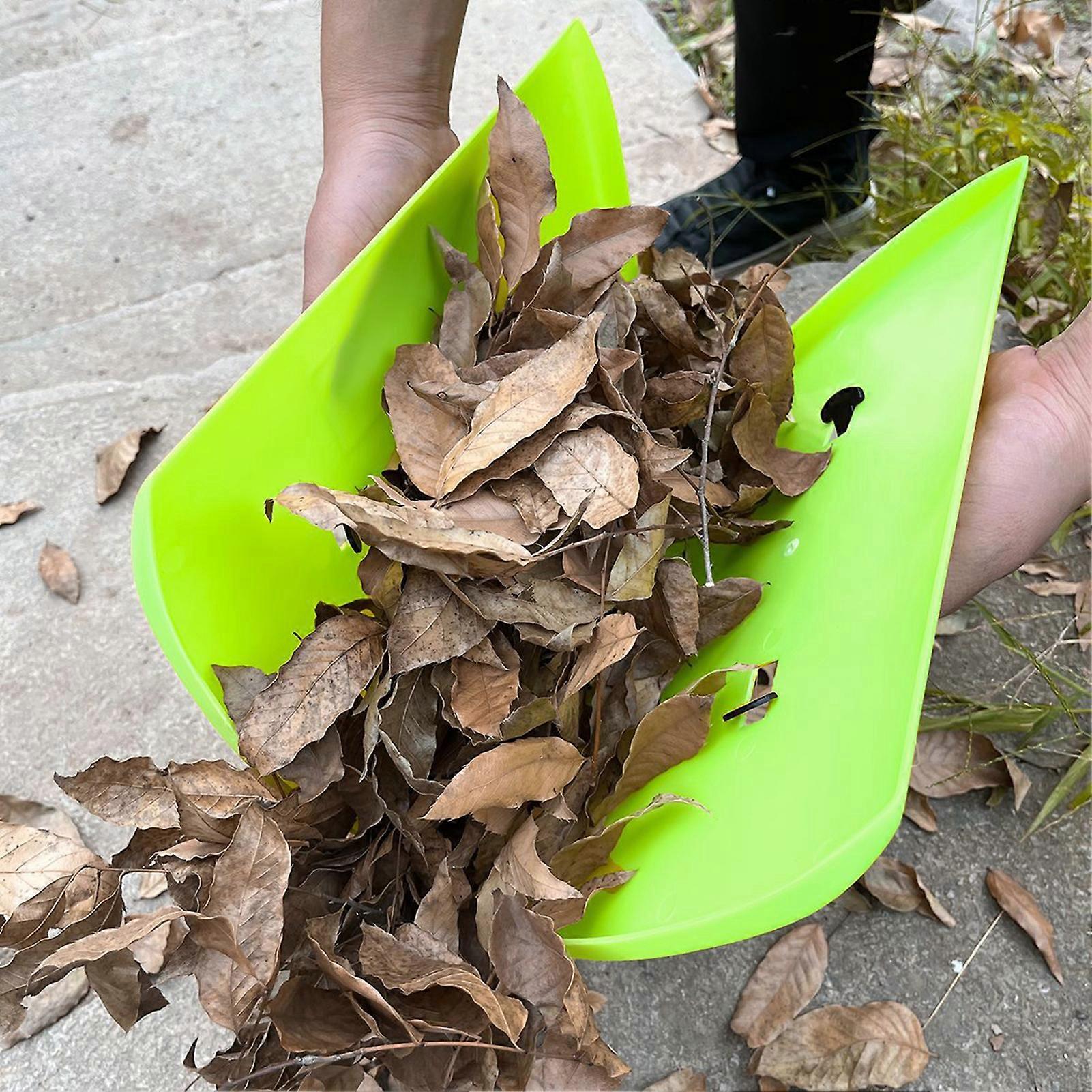 Leaf Rake Scoops Rubbish Leaf Collector Grabber with Claws Ergonomic ...