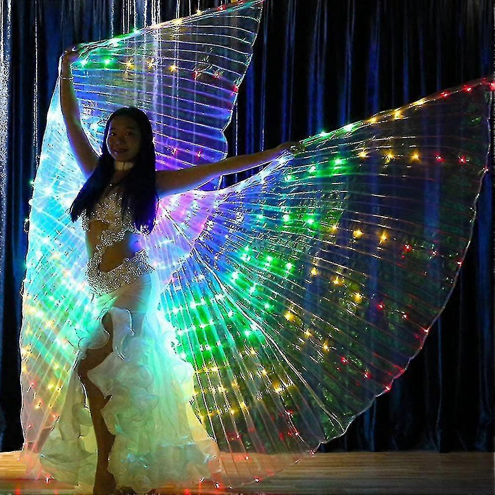 Led Wings For Adult, Led Butterfly Isis Wings Led Isis Wings Glow Light Up Belly Dance Costumes ...
