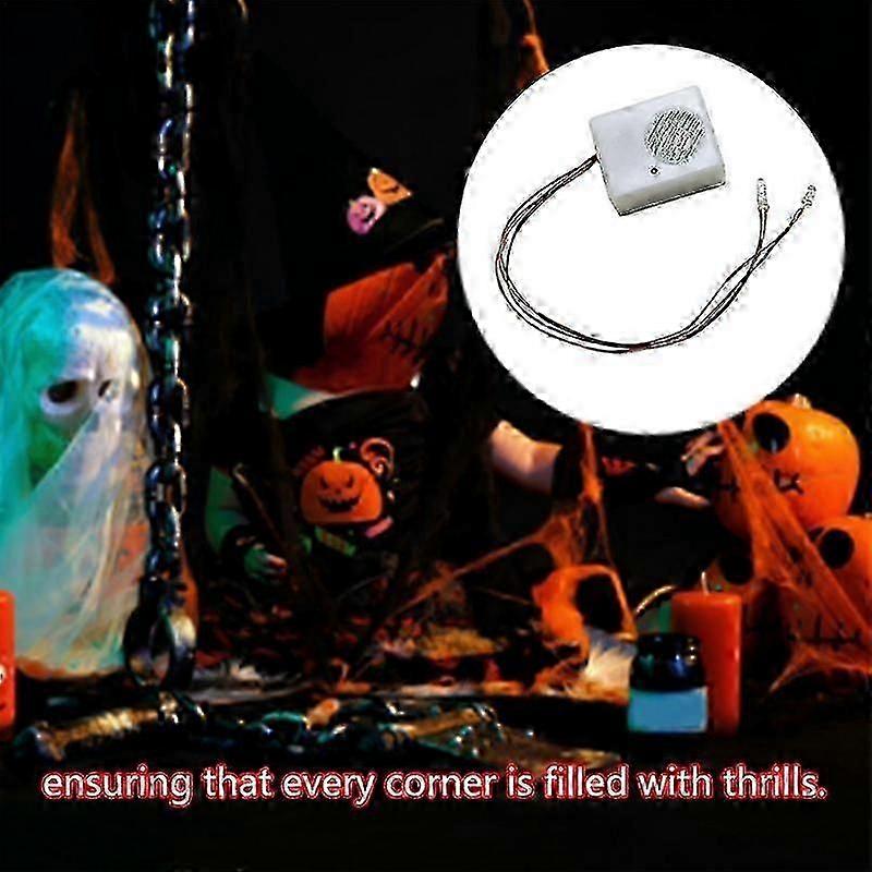 Halloween Sounder Voice-activated Scary Props Decoration Sound Sensor ...