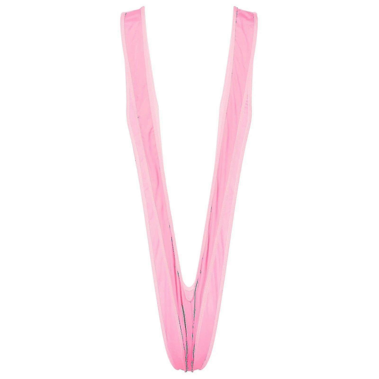 Mens Monokini One-piece Bathing Suit Swimsuit For Man Solid Color Deep ...