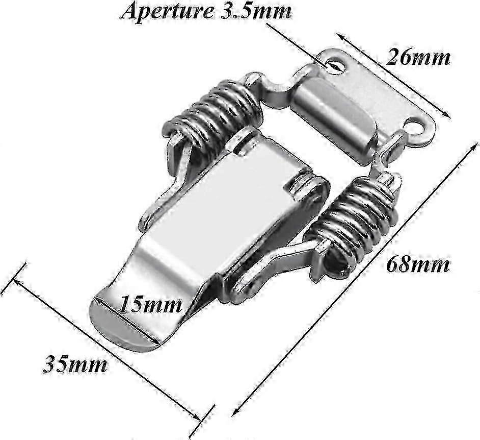 Pieces Stainless Steel Clamp Latch Lever Lock Box Latch Lever Latch ...