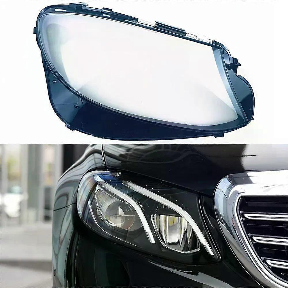 Applies toFor Mercedes-Benz W213 E200L E300L E320L E350L 2016~2020 Penutup Lampu Depan Lensa ...