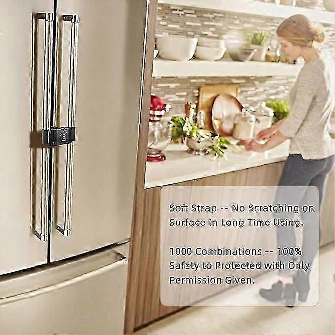 Fridge Freezer Refrigerator Cabinet Lock Latch, (2 Packs) Adjustable ...