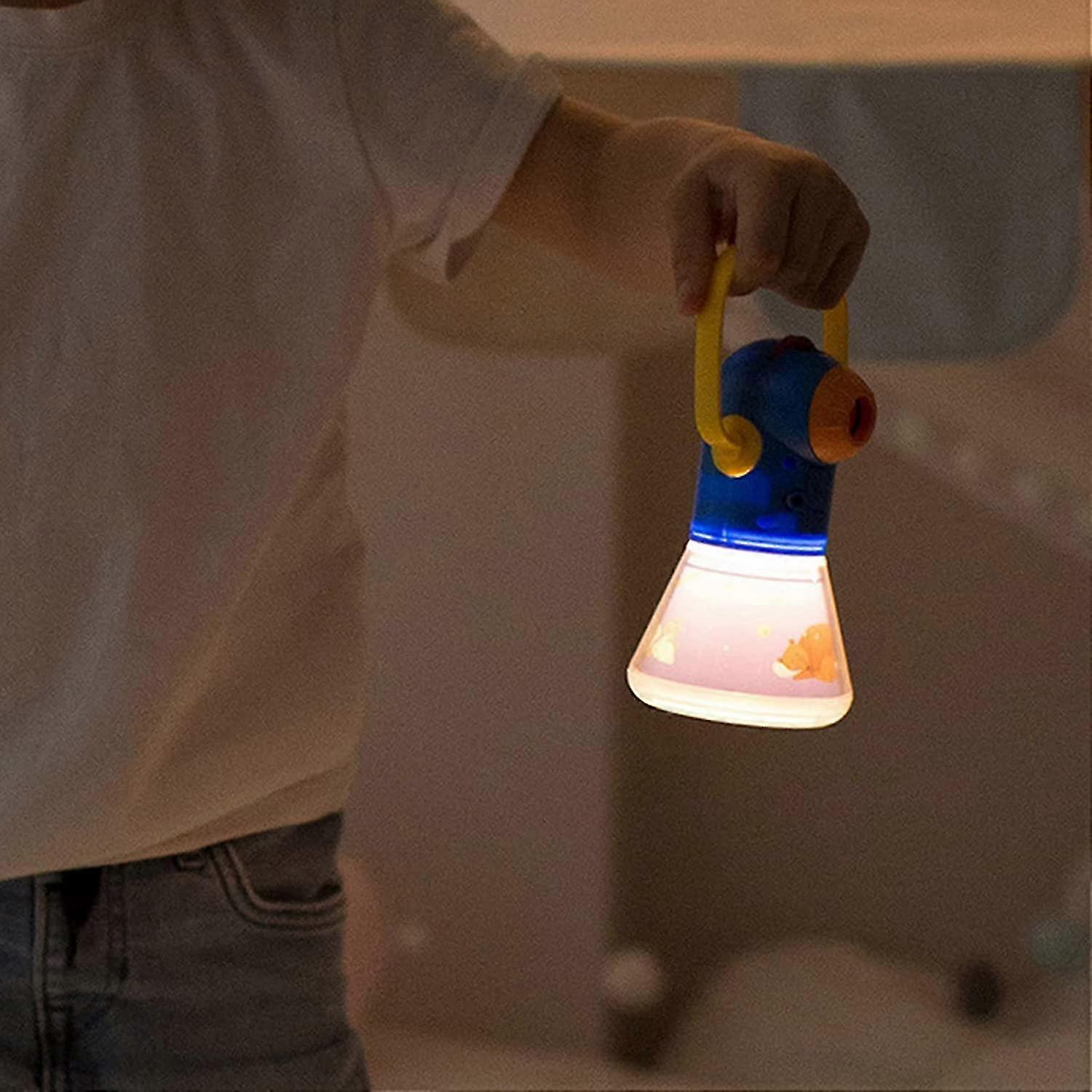 Baby Story Projection Torch with Zoom Lens Night Lights Lamp for Kids ...