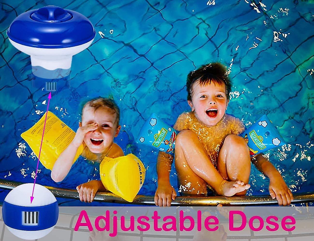 Floating Dispenser Chlorine Tablets Hot Tub Swimming Pool Spa, Floating ...