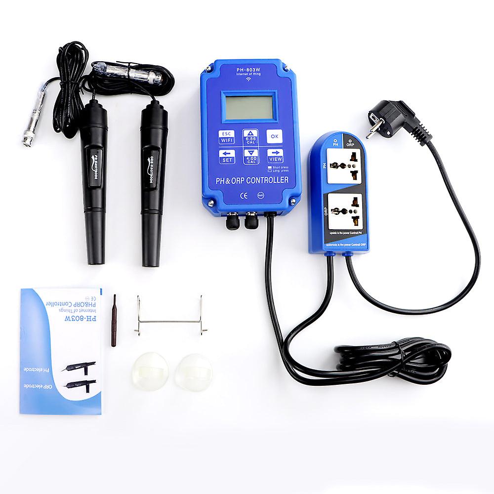 Wifi digital ph meter 2 in 1 ph&orp controller bnc replaceable probe ...