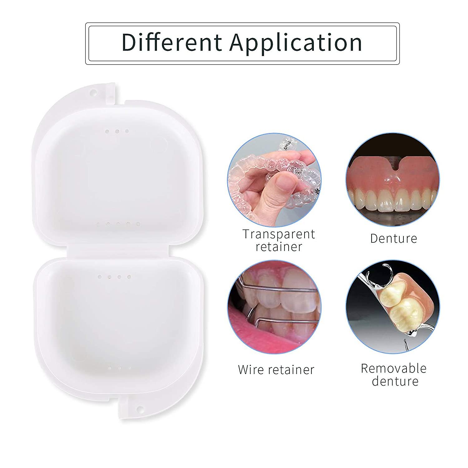 Orthodontic Dental Retainer Case Mouth Guard Storage Box With Vent ...