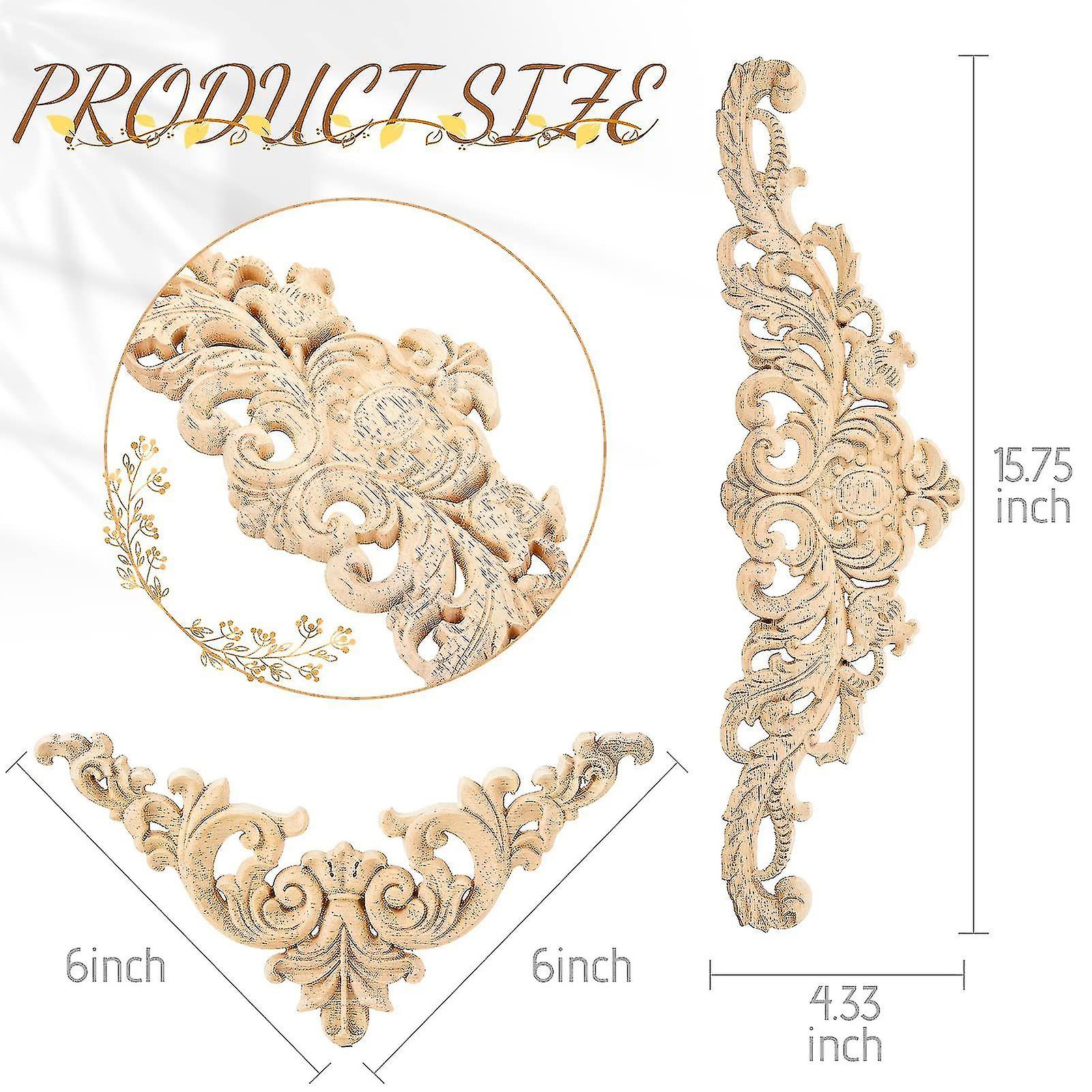 Wood Appliques Onlays Decorative Wood Appliques Diy Wood Appliques For ...