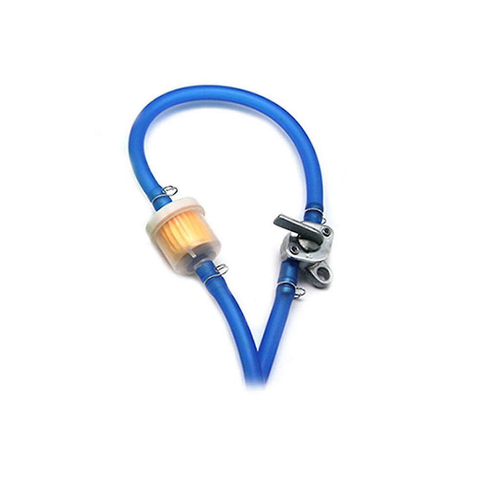 Inline gas petrol fuel valve switch clip oil filter pipe hose line with ...