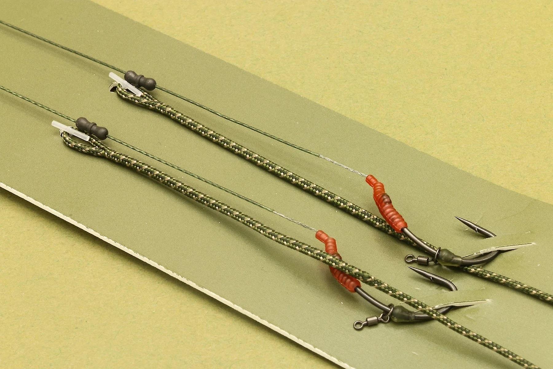 One More Cast All-In-1 Rig Leadcore Coated Braid Lead Clip Micro Barbed ...