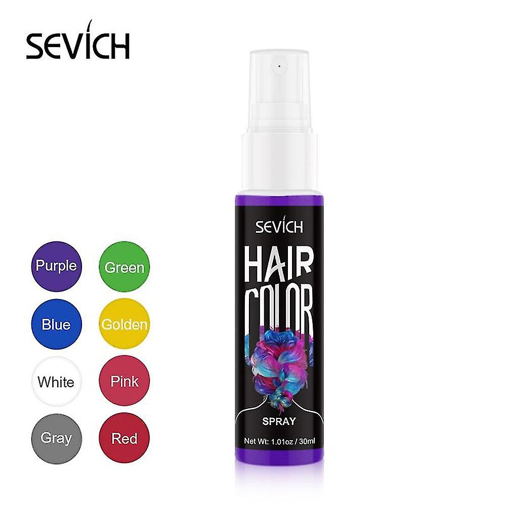 8 Color Liquid Spray Temporary Hair Dye Unisex Hair Color Dye Instant ...