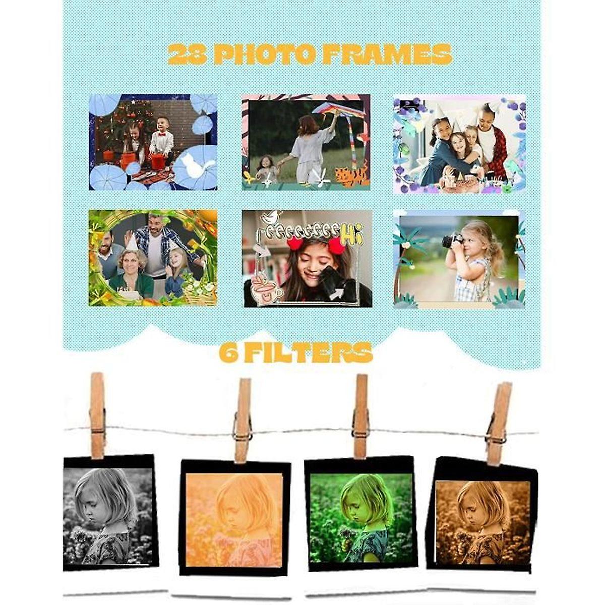 1080p Children's Camera With 180 Rotating Lens,digital Camera With 2.4 ...