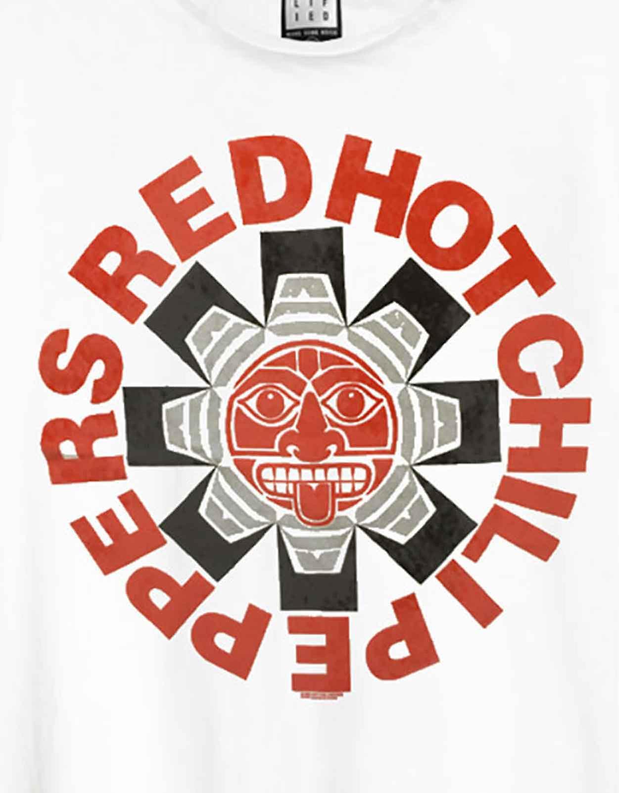 Red Hot Chili Peppers Aztec Band Logo T Shirt | Fruugo FR