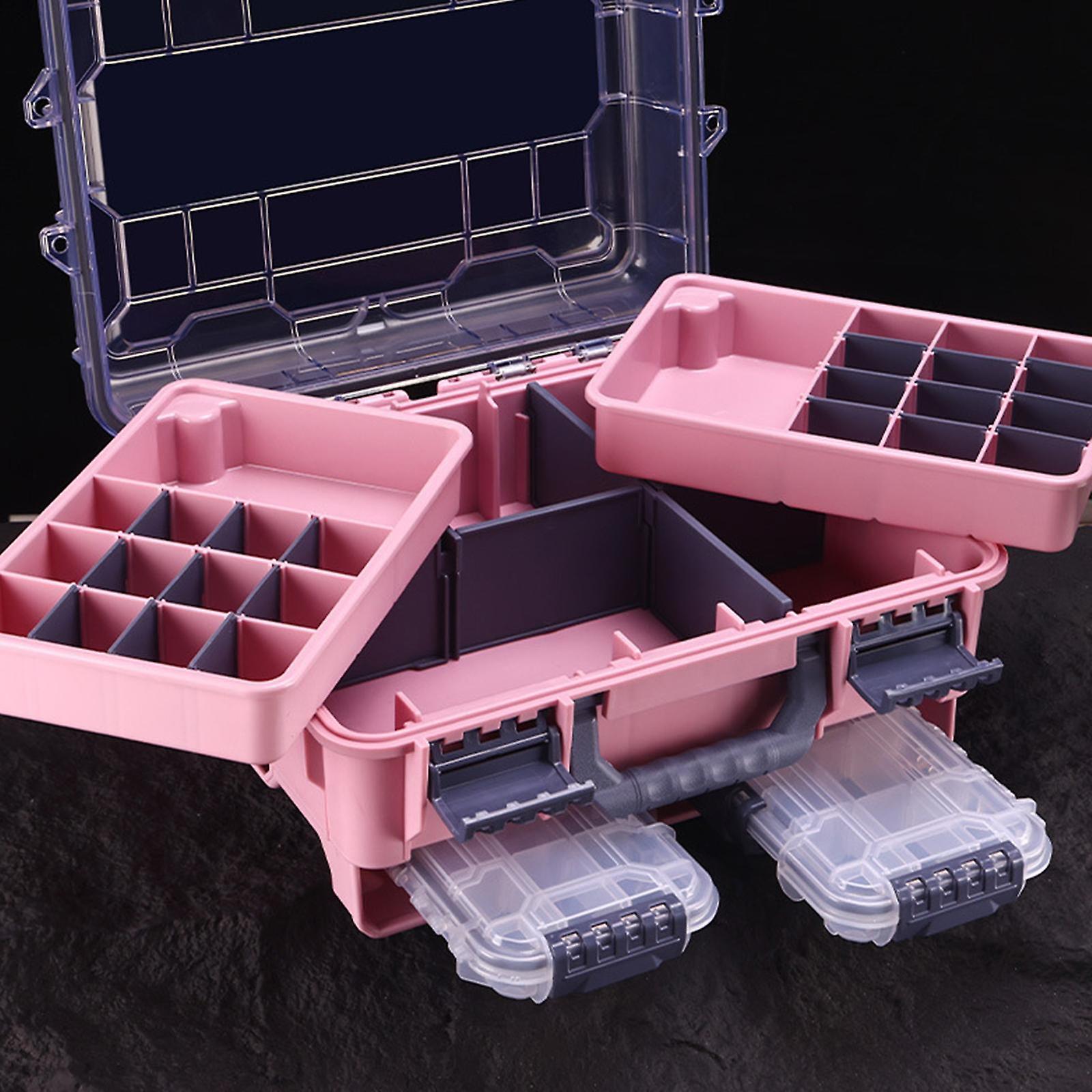 Fishing Tackle Box Portable Large Fishing Tools Box for Home Fishing ...